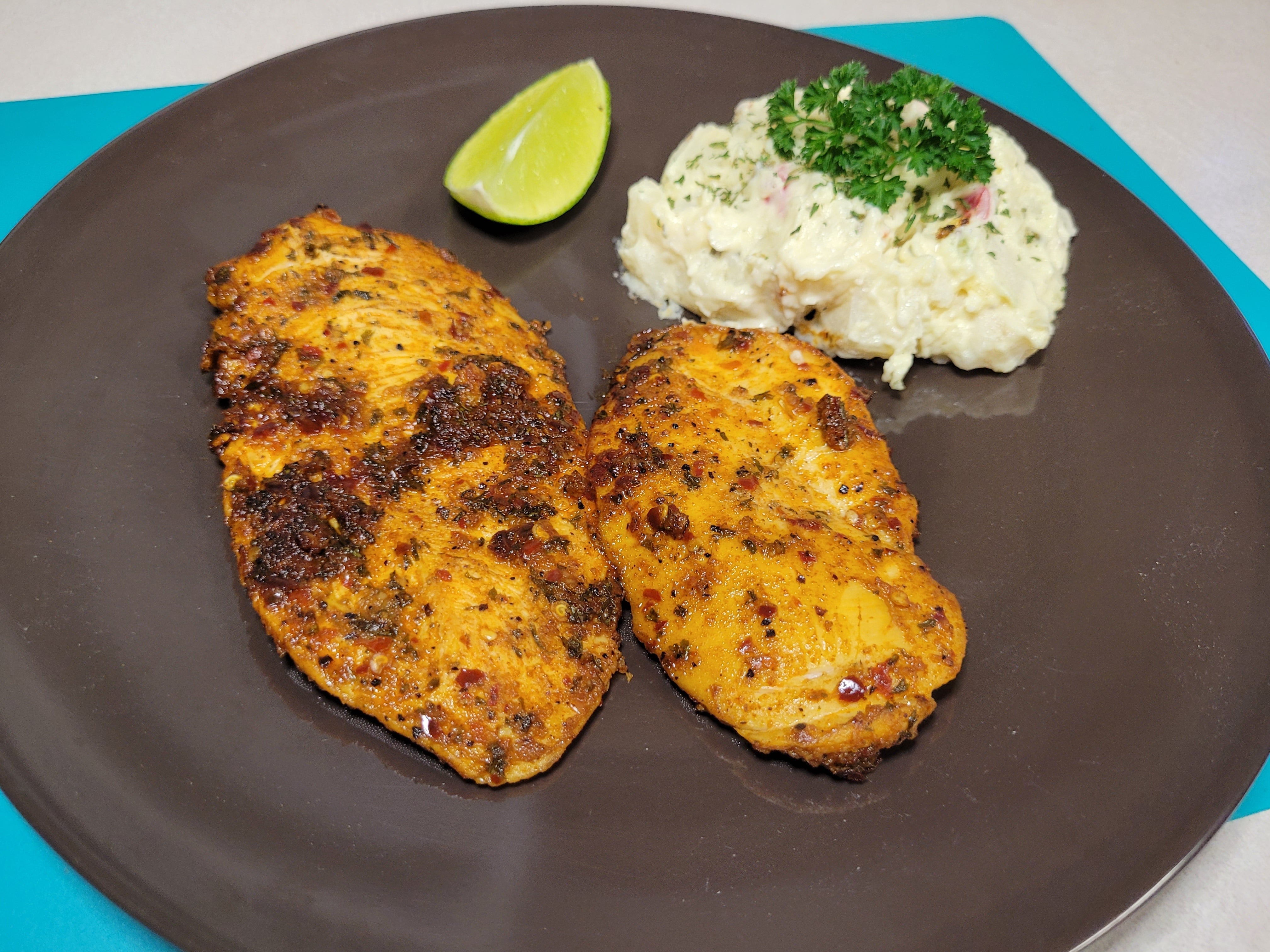 Spicy Portuguese Pan Seared Chicken Breast – Rika's Marinade